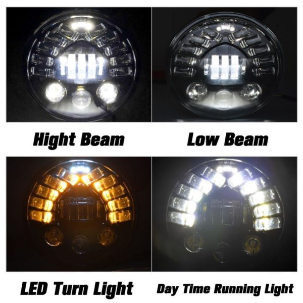 7" LED Headlight - 70 watt - Overdrive