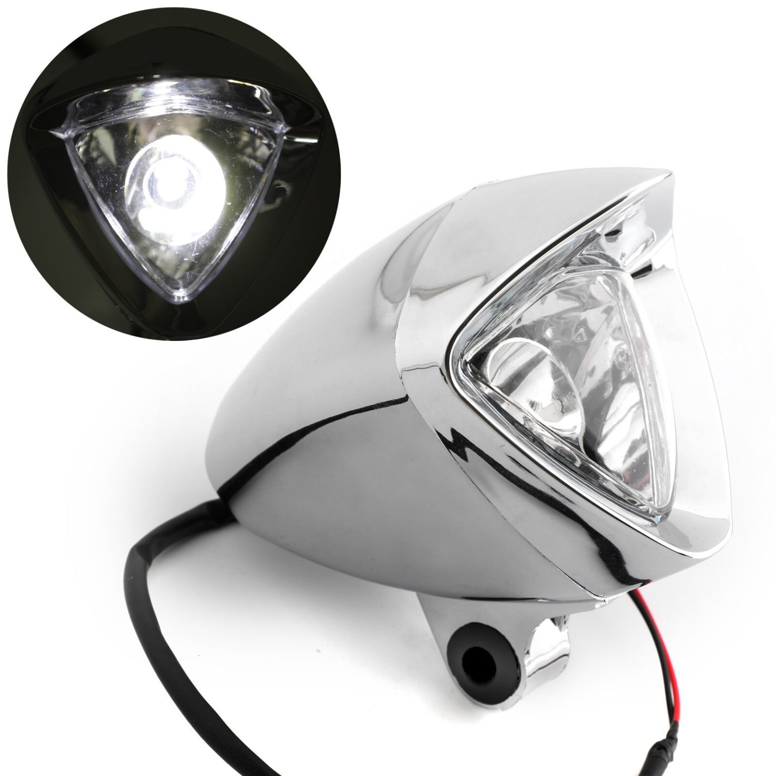 Vintage Headlight - Silver - Headlight - Overdrive
